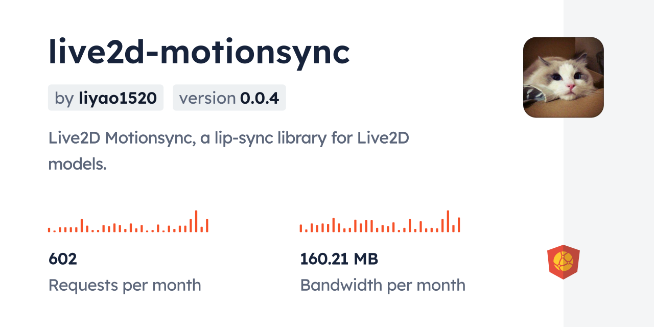 live2d-motionsync CDN by jsDelivr - A CDN for npm and GitHub