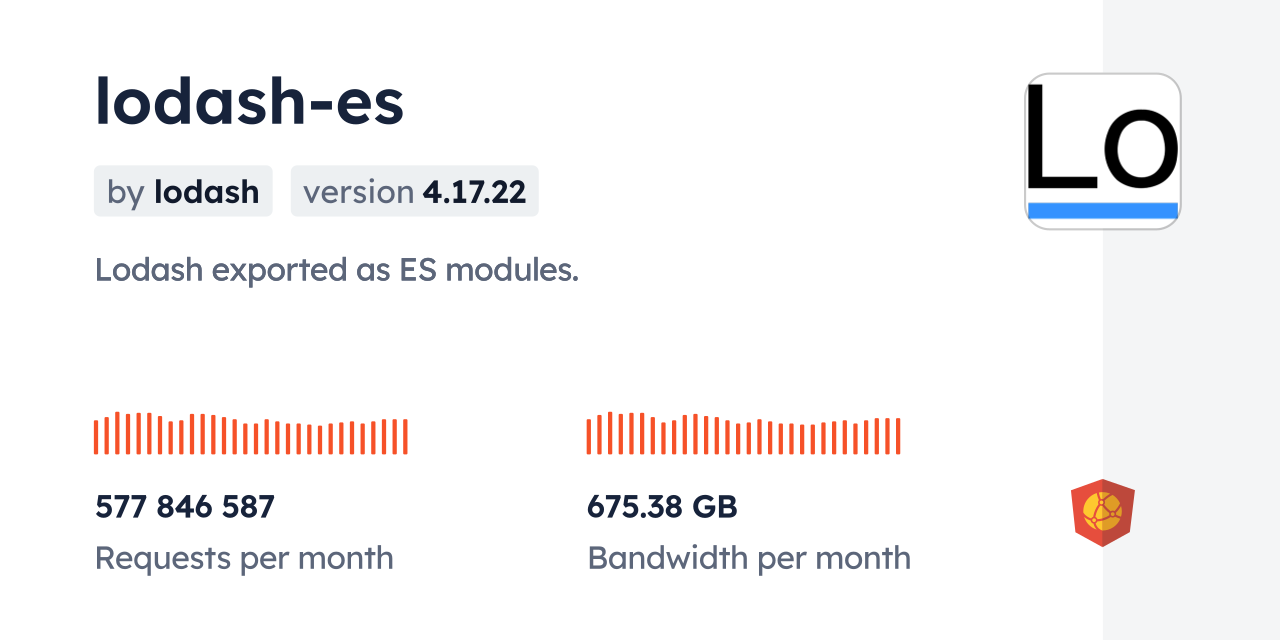 lodash-es CDN by jsDelivr - A CDN for npm and GitHub