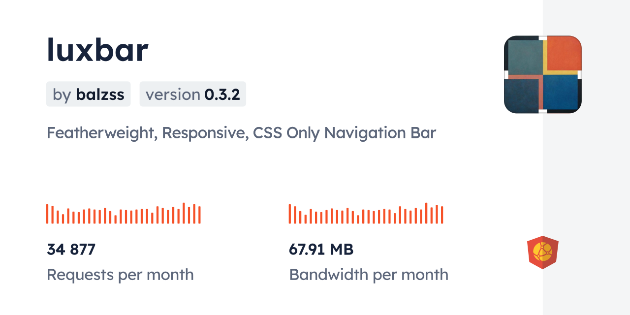 luxbar CDN by jsDelivr - A CDN for npm and GitHub