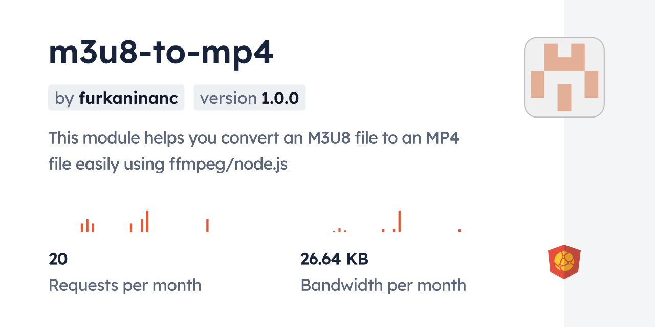 m3u8-to-mp4 CDN by jsDelivr - A CDN for npm and GitHub