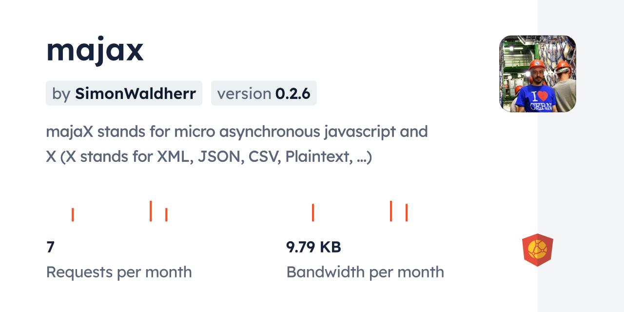 majax CDN by jsDelivr - A CDN for npm and GitHub