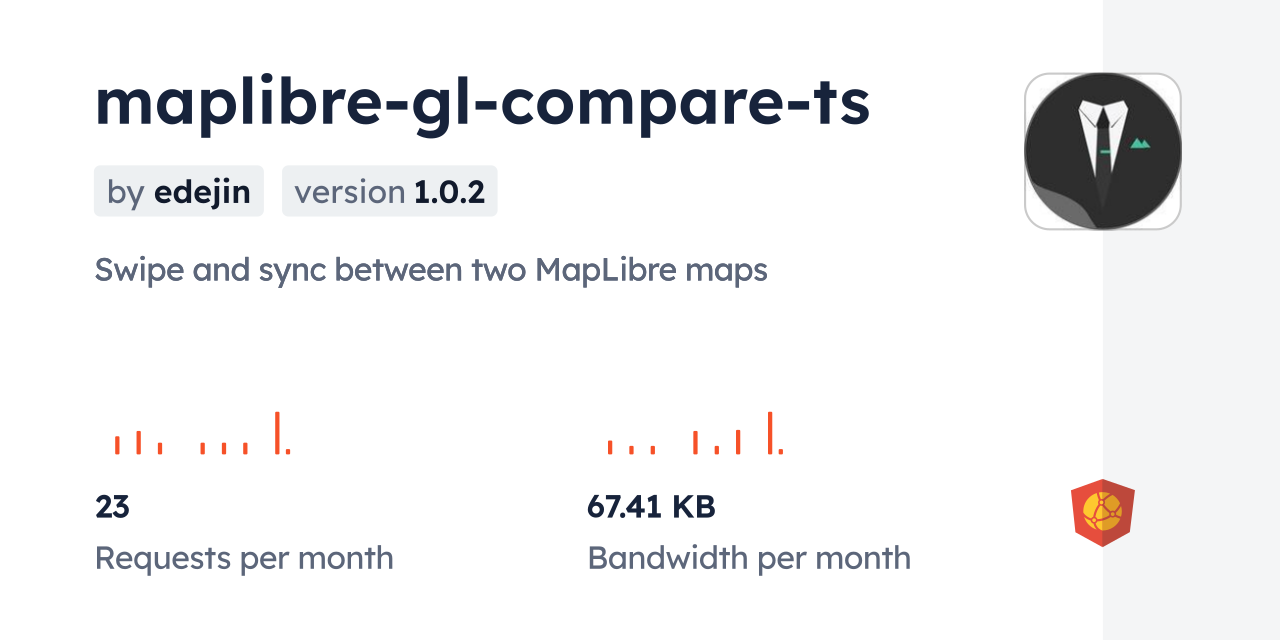 maplibre-gl-compare-ts CDN by jsDelivr - A CDN for npm and GitHub