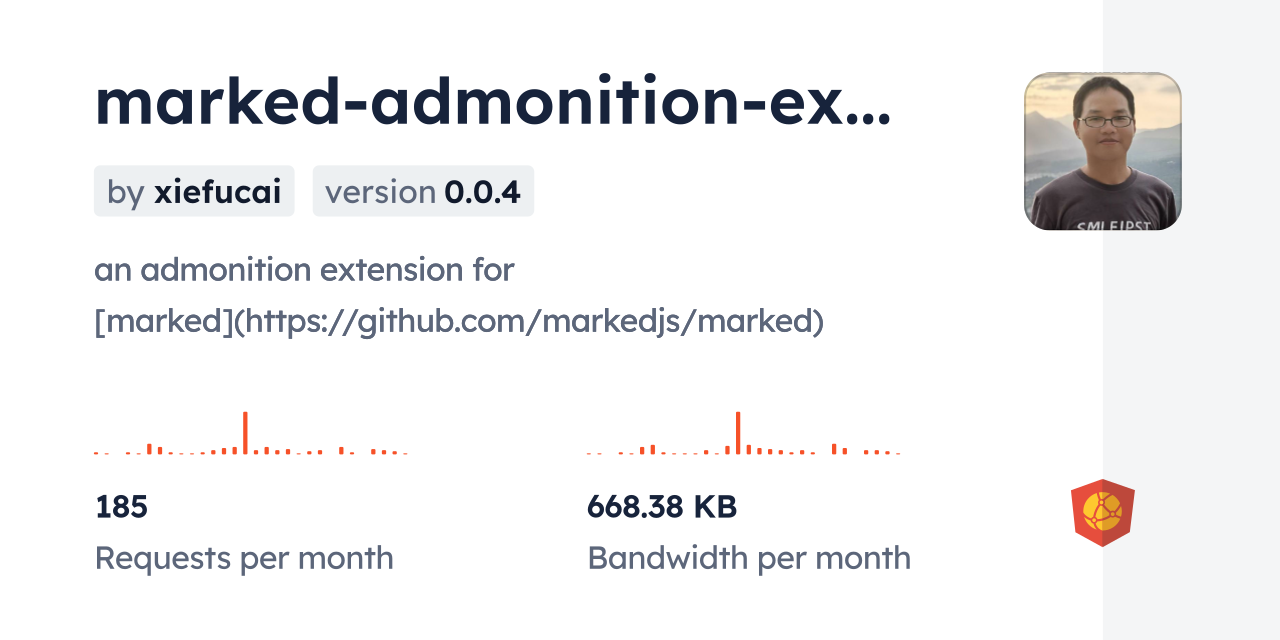 marked-admonition-extension CDN by jsDelivr - A CDN for npm and GitHub