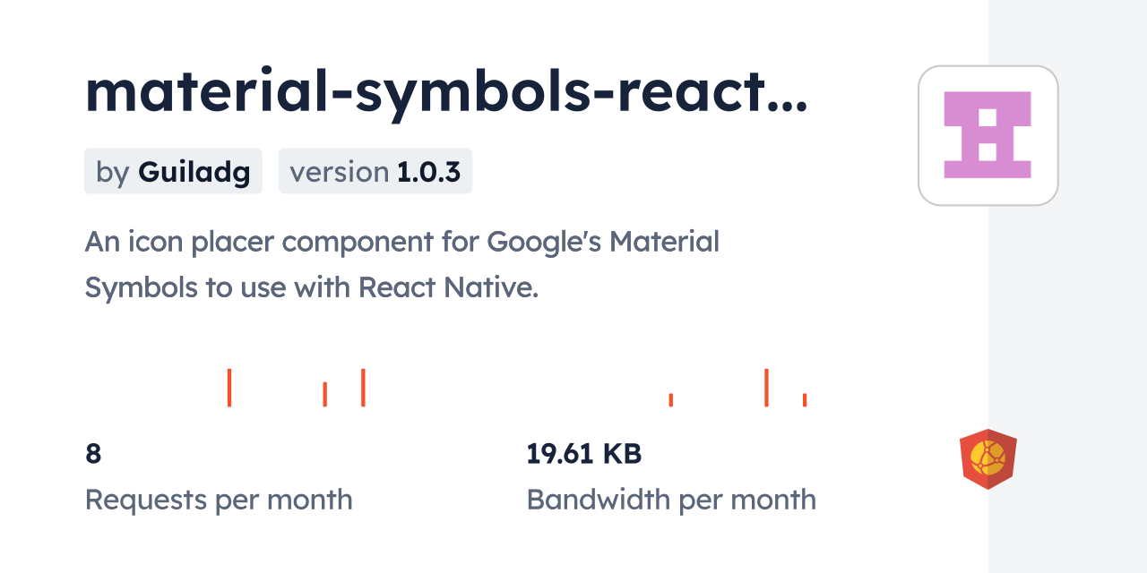 material-symbols-react-native CDN by jsDelivr - A CDN for npm and GitHub