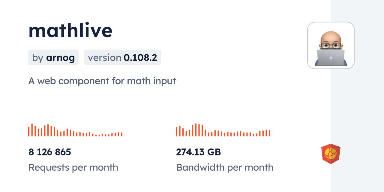 mathlive CDN by jsDelivr - A CDN for npm and GitHub