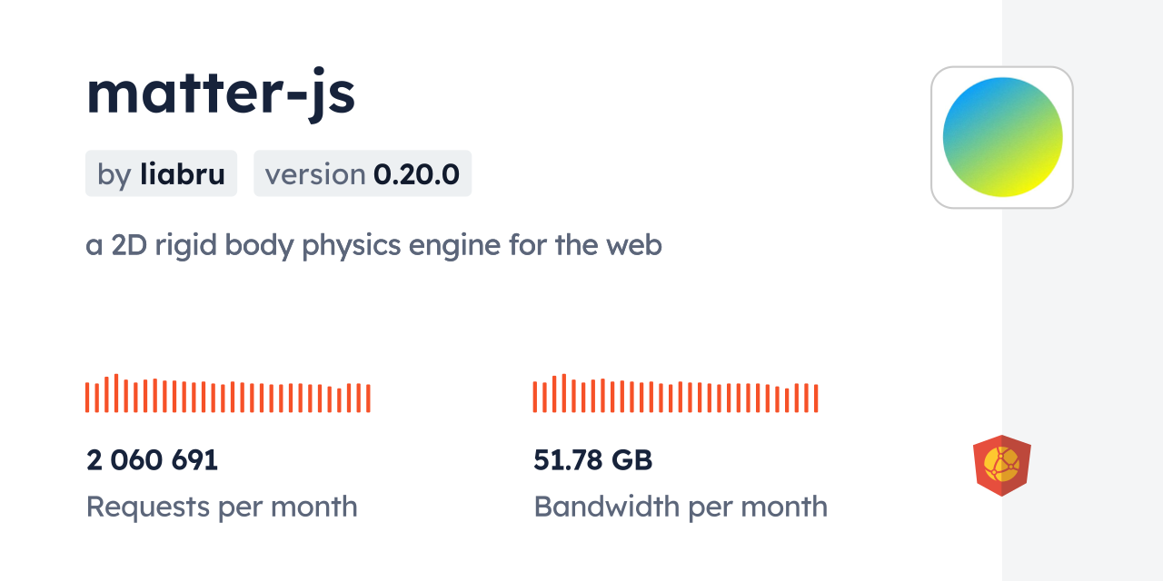 matter-js CDN by jsDelivr - A CDN for npm and GitHub