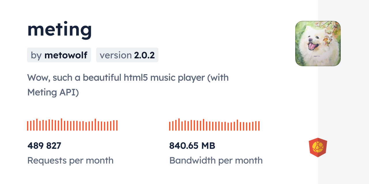 meting CDN by jsDelivr - A CDN for npm and GitHub