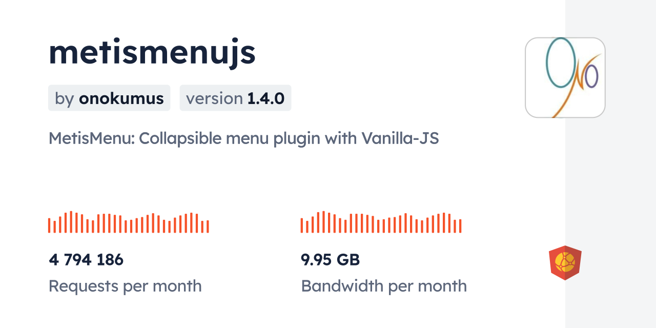 metismenujs CDN by jsDelivr - A CDN for npm and GitHub