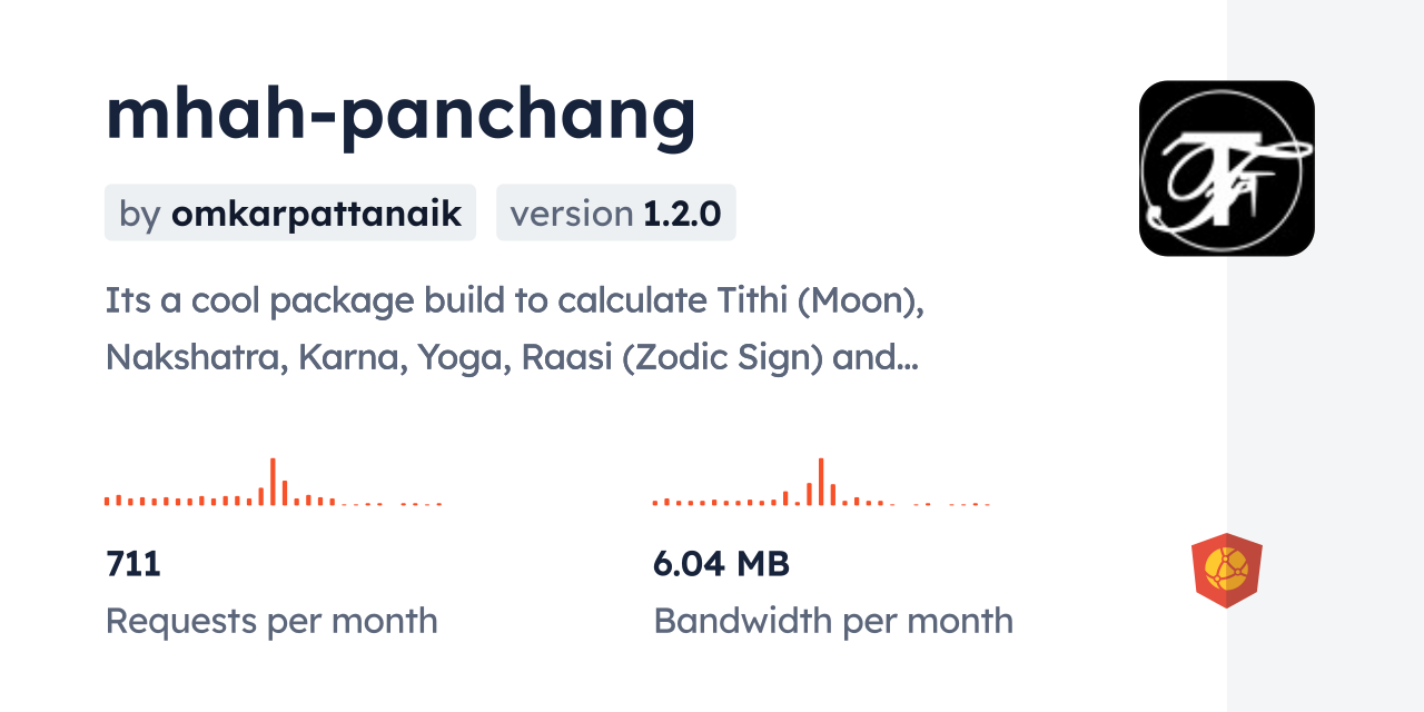 mhah-panchang CDN by jsDelivr - A CDN for npm and GitHub