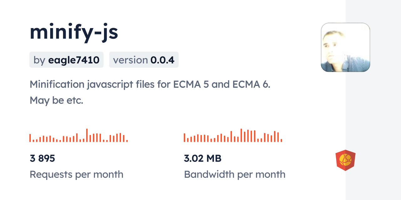 minify-js CDN by jsDelivr - A CDN for npm and GitHub