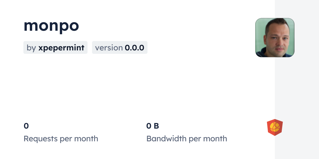 monpo CDN by jsDelivr - A CDN for npm and GitHub
