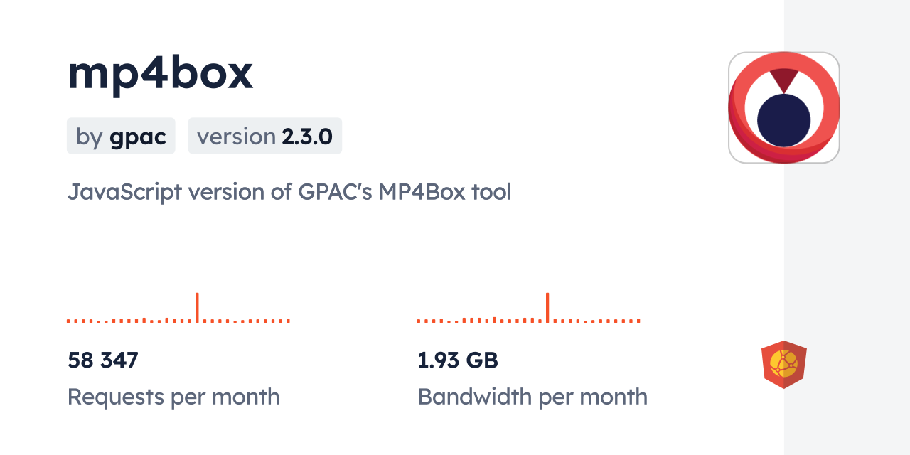 mp4box CDN by jsDelivr - A CDN for npm and GitHub