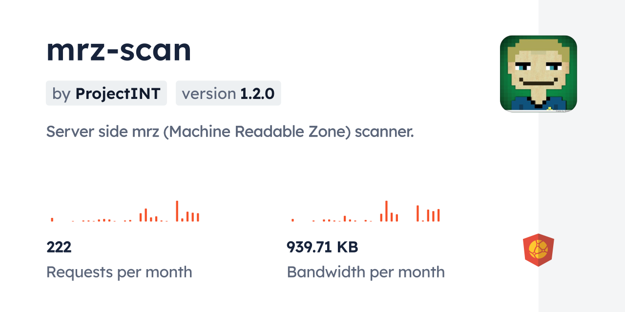 mrz-scan CDN by jsDelivr - A CDN for npm and GitHub