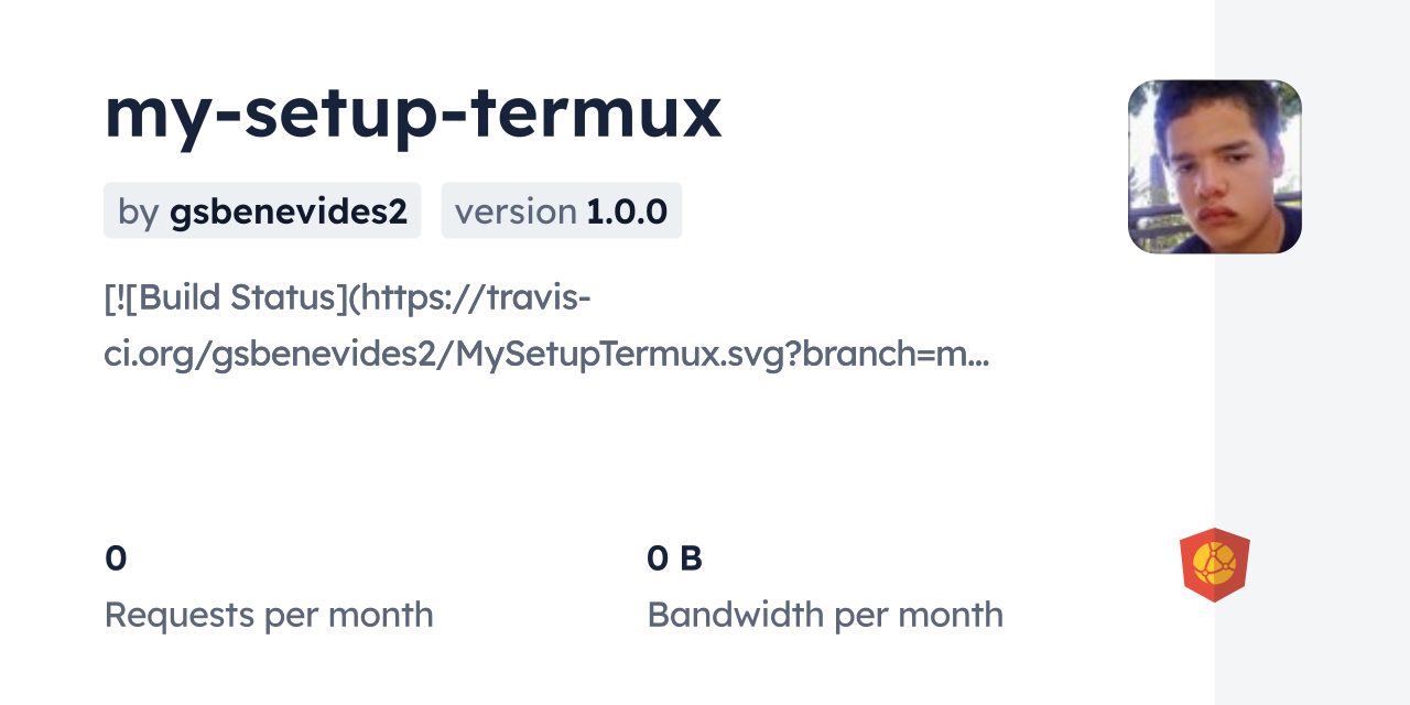 my-setup-termux CDN by jsDelivr - A CDN for npm and GitHub