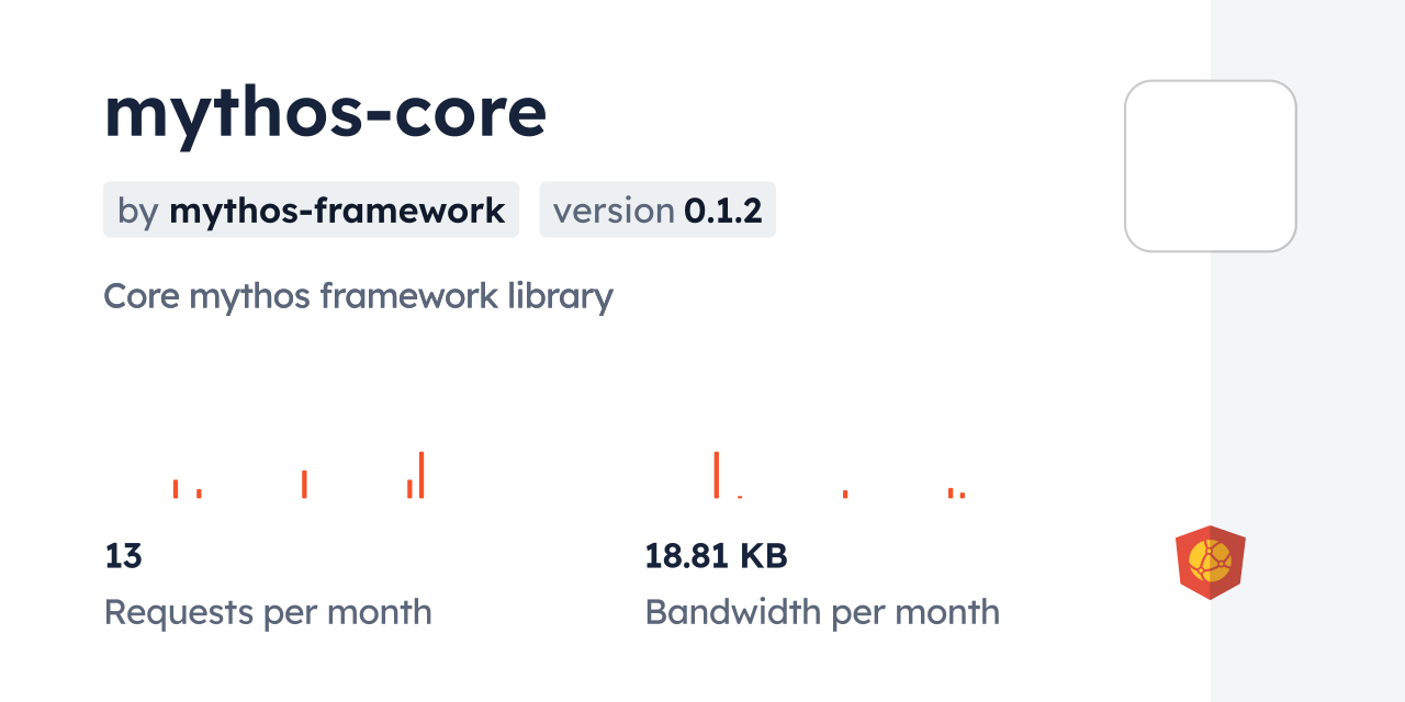 mythos-core CDN by jsDelivr - A CDN for npm and GitHub