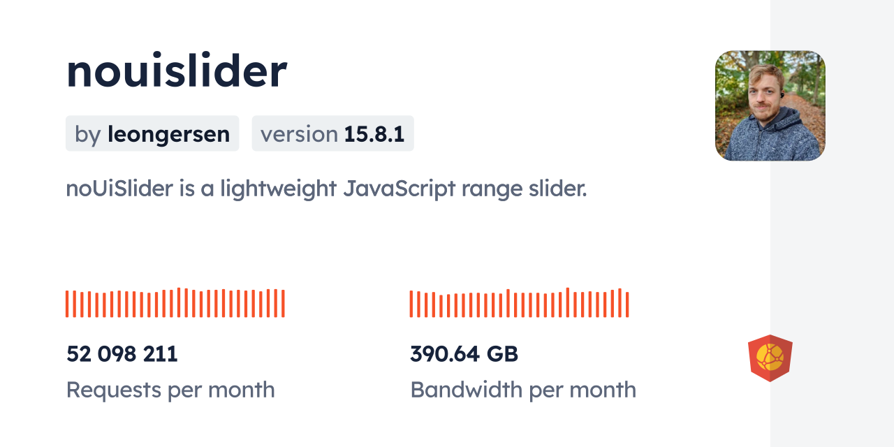 nouislider CDN by jsDelivr - A CDN for npm and GitHub