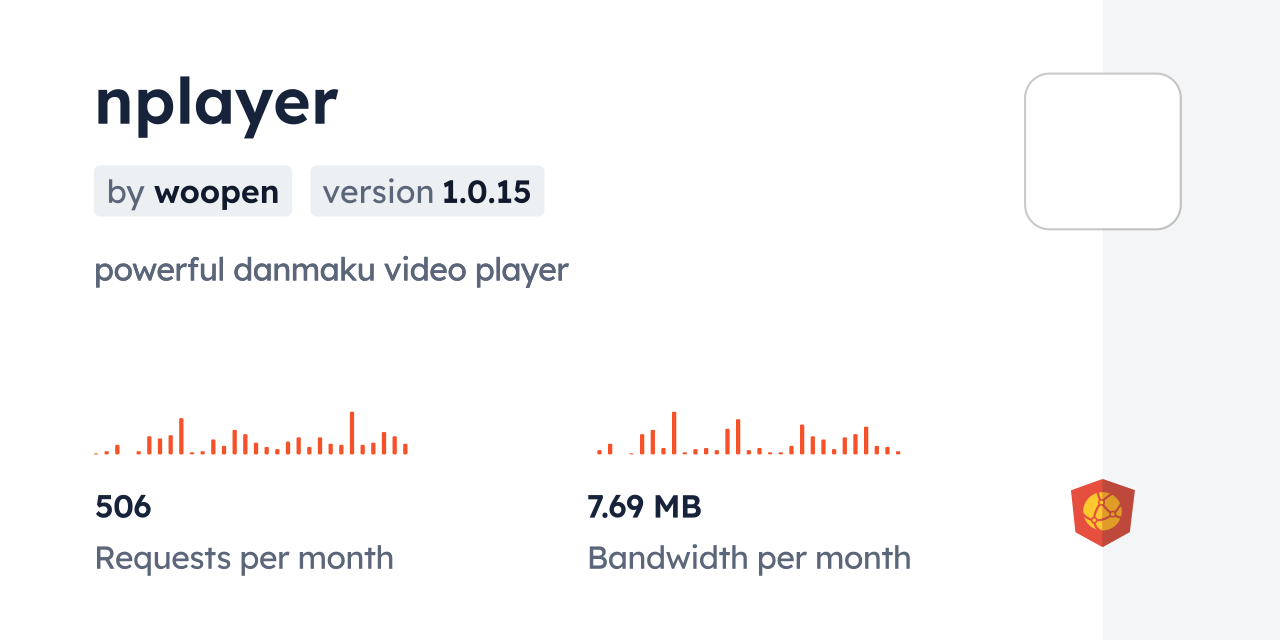nplayer CDN by jsDelivr - A CDN for npm and GitHub