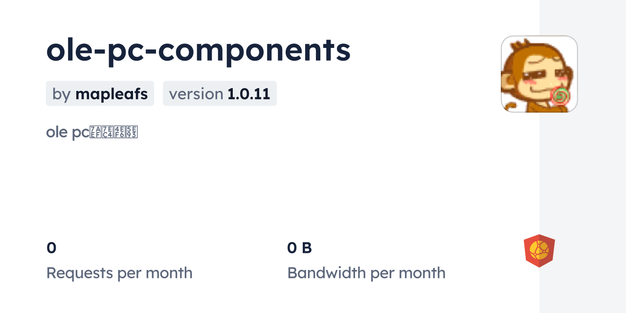 ole-pc-components CDN by jsDelivr - A CDN for npm and GitHub
