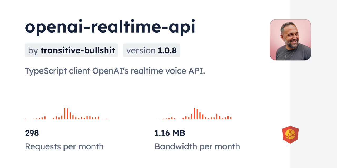 openai-realtime-api CDN by jsDelivr - A CDN for npm and GitHub