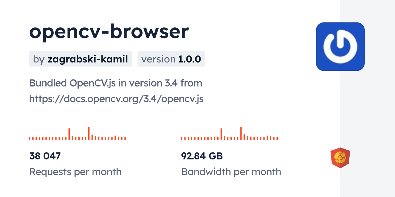 opencv-browser CDN by jsDelivr - A CDN for npm and GitHub