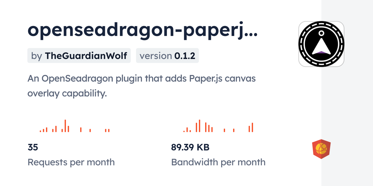 openseadragon-paperjs-overlay CDN by jsDelivr - A CDN for npm and GitHub
