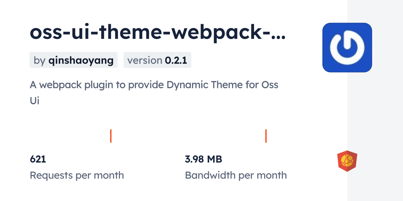 oss-ui-theme-webpack-plugin CDN by jsDelivr - A CDN for npm and GitHub