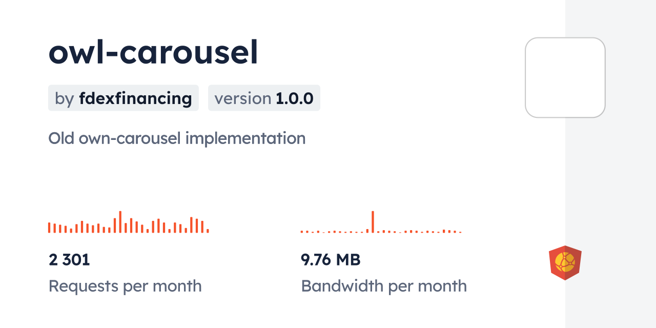 owl-carousel CDN by jsDelivr - A CDN for npm and GitHub