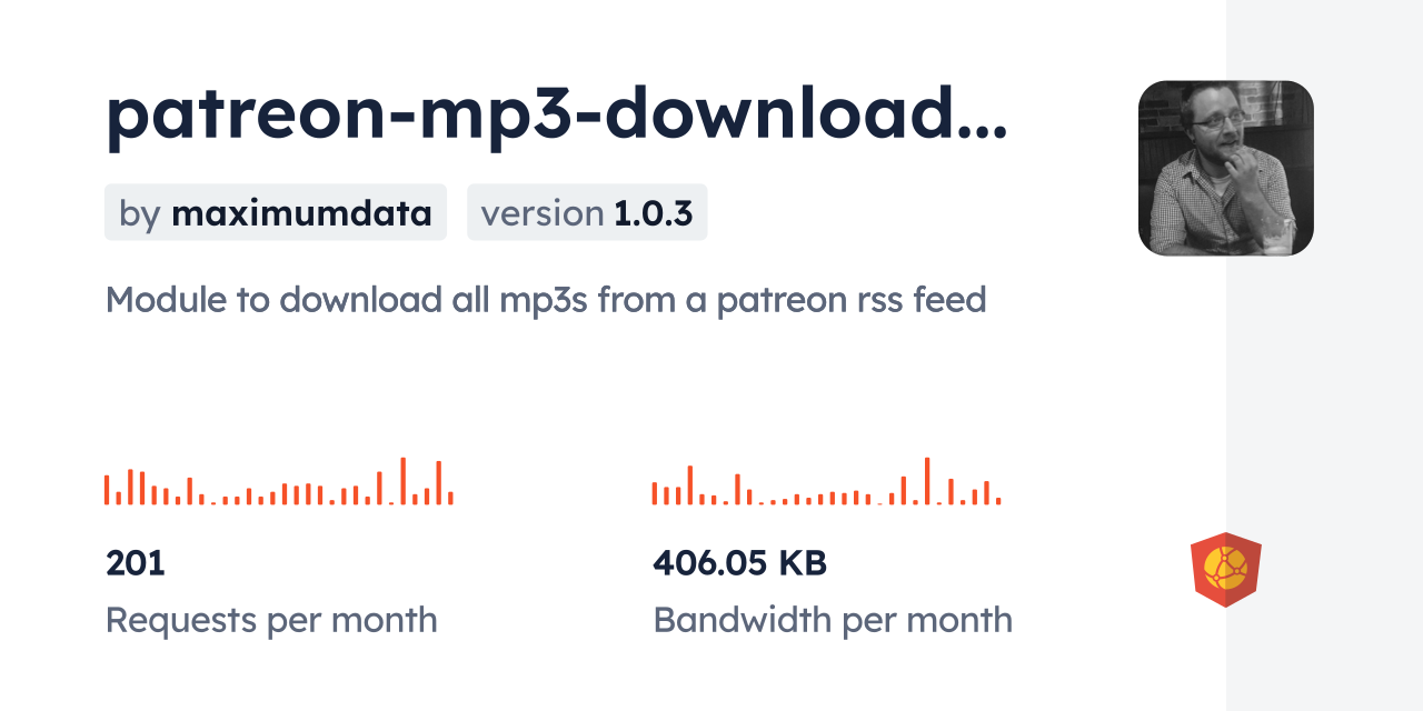 patreon-mp3-downloader CDN by jsDelivr - A CDN for npm and GitHub