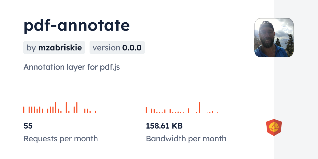 pdf-annotate CDN by jsDelivr - A CDN for npm and GitHub