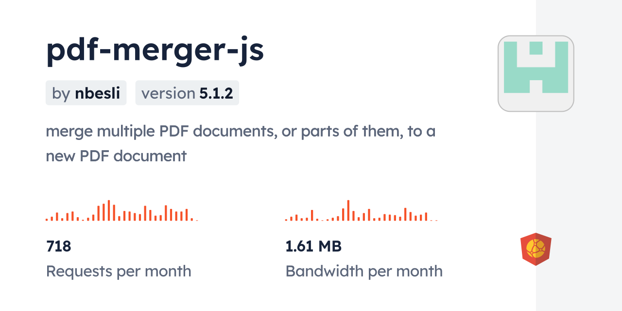 pdf-merger-js CDN by jsDelivr - A CDN for npm and GitHub