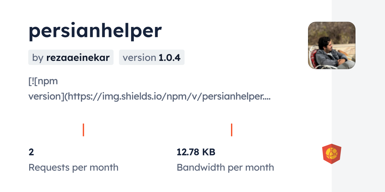 persianhelper CDN by jsDelivr - A CDN for npm and GitHub