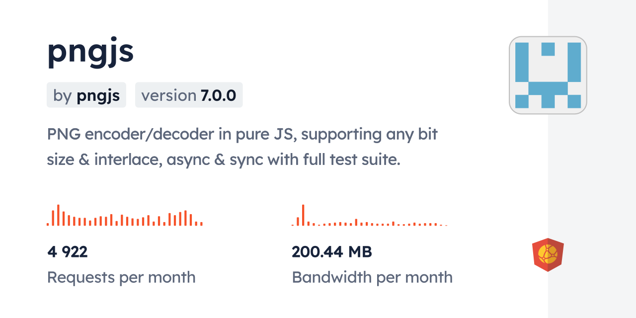 pngjs CDN by jsDelivr - A CDN for npm and GitHub