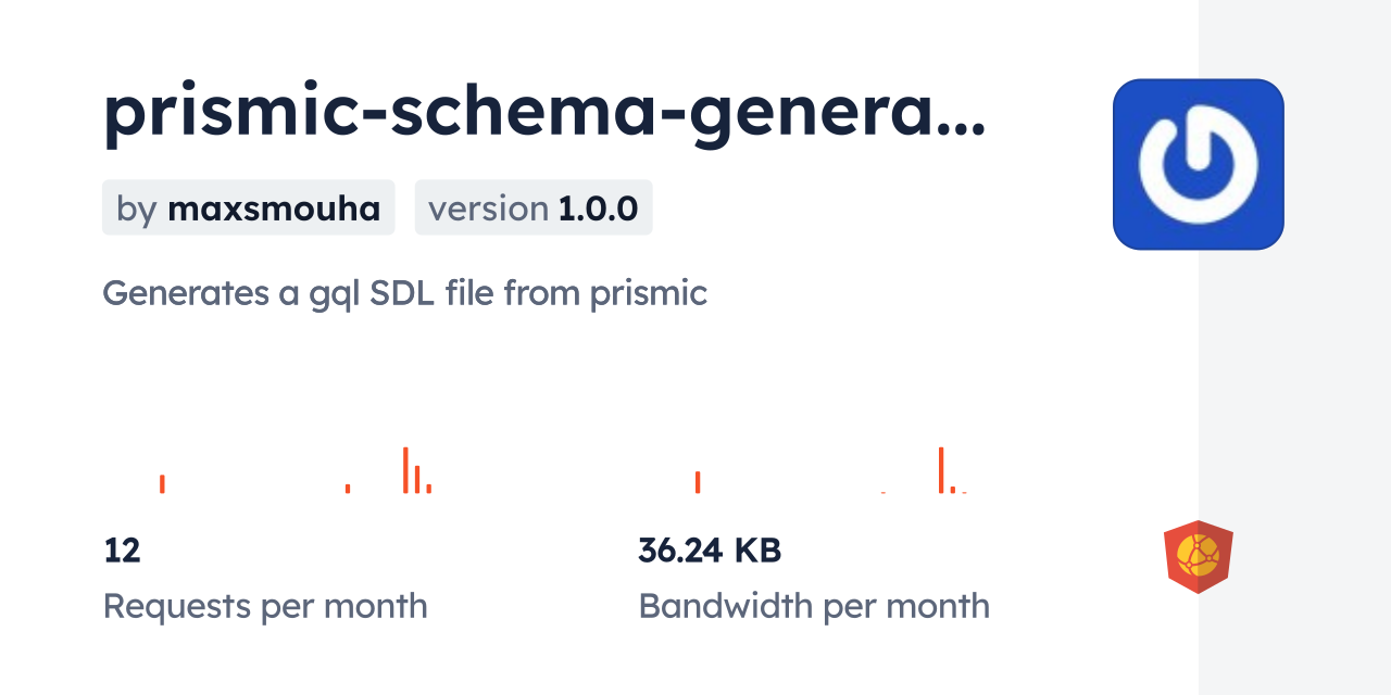 prismic-schema-generator CDN by jsDelivr - A CDN for npm and GitHub