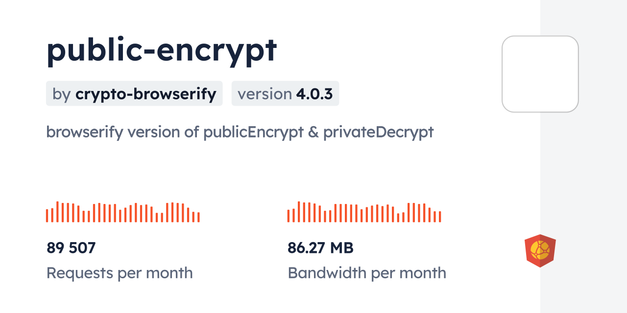 public-encrypt CDN by jsDelivr - A CDN for npm and GitHub