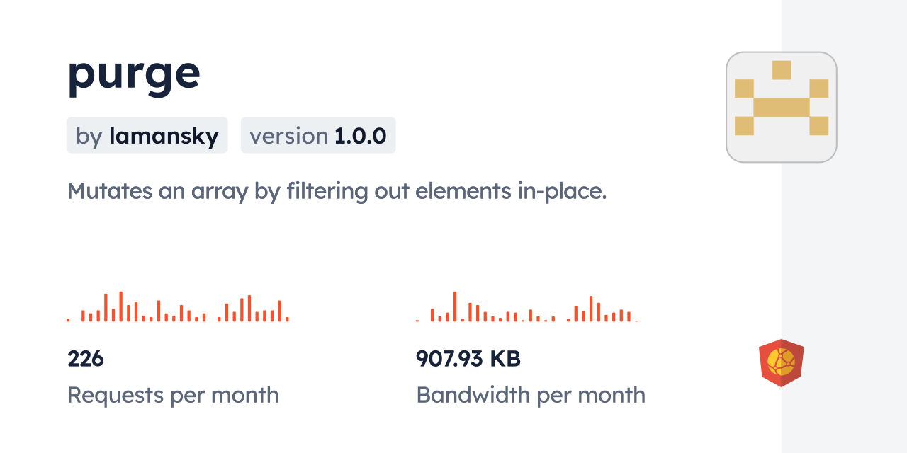 purge CDN by jsDelivr - A CDN for npm and GitHub