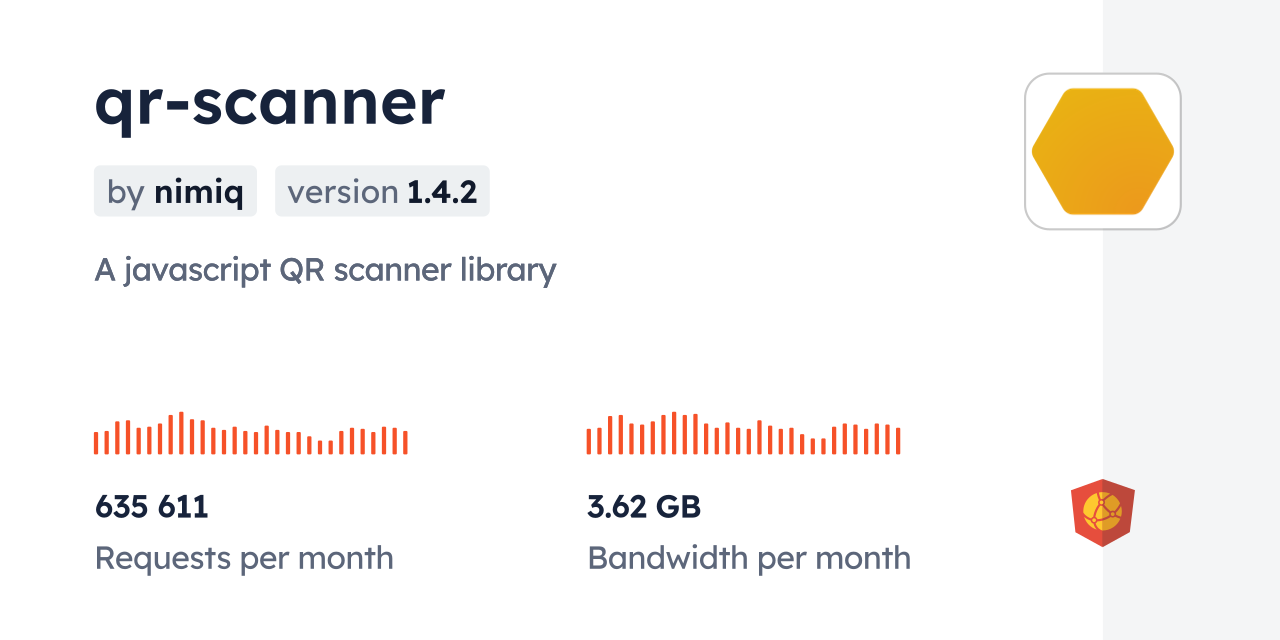 qr-scanner CDN by jsDelivr - A CDN for npm and GitHub
