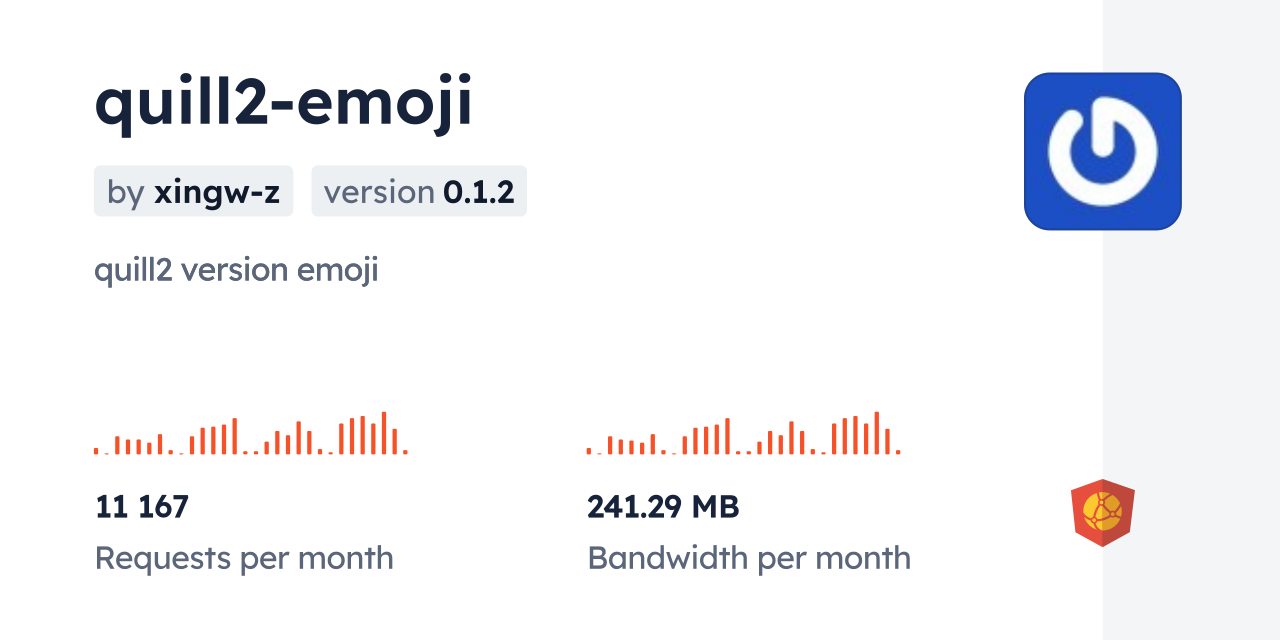 quill2-emoji CDN by jsDelivr - A CDN for npm and GitHub
