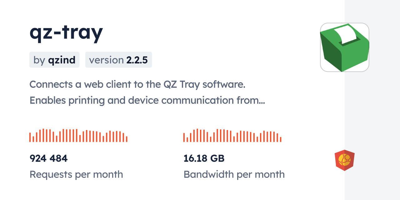 qz-tray CDN by jsDelivr - A CDN for npm and GitHub