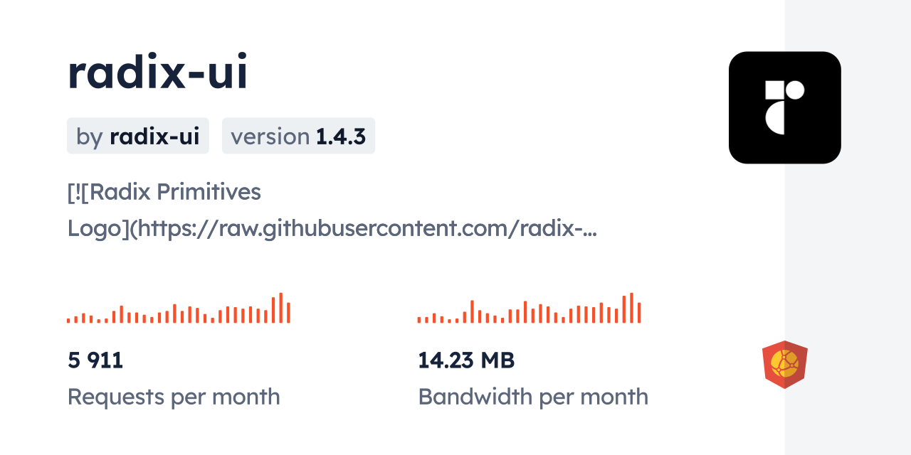 radix-ui CDN by jsDelivr - A CDN for npm and GitHub