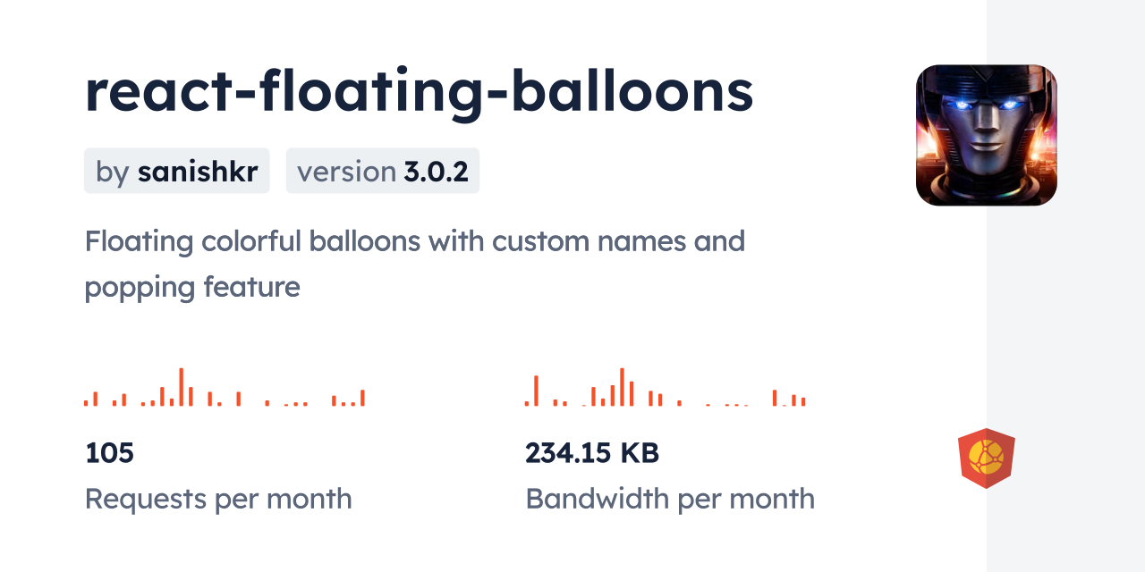 react-floating-balloons CDN by jsDelivr - A CDN for npm and GitHub