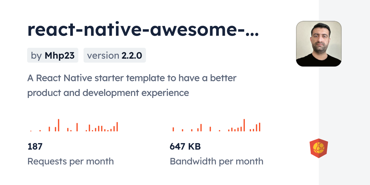 react-native-awesome-template CDN by jsDelivr - A CDN for npm and GitHub