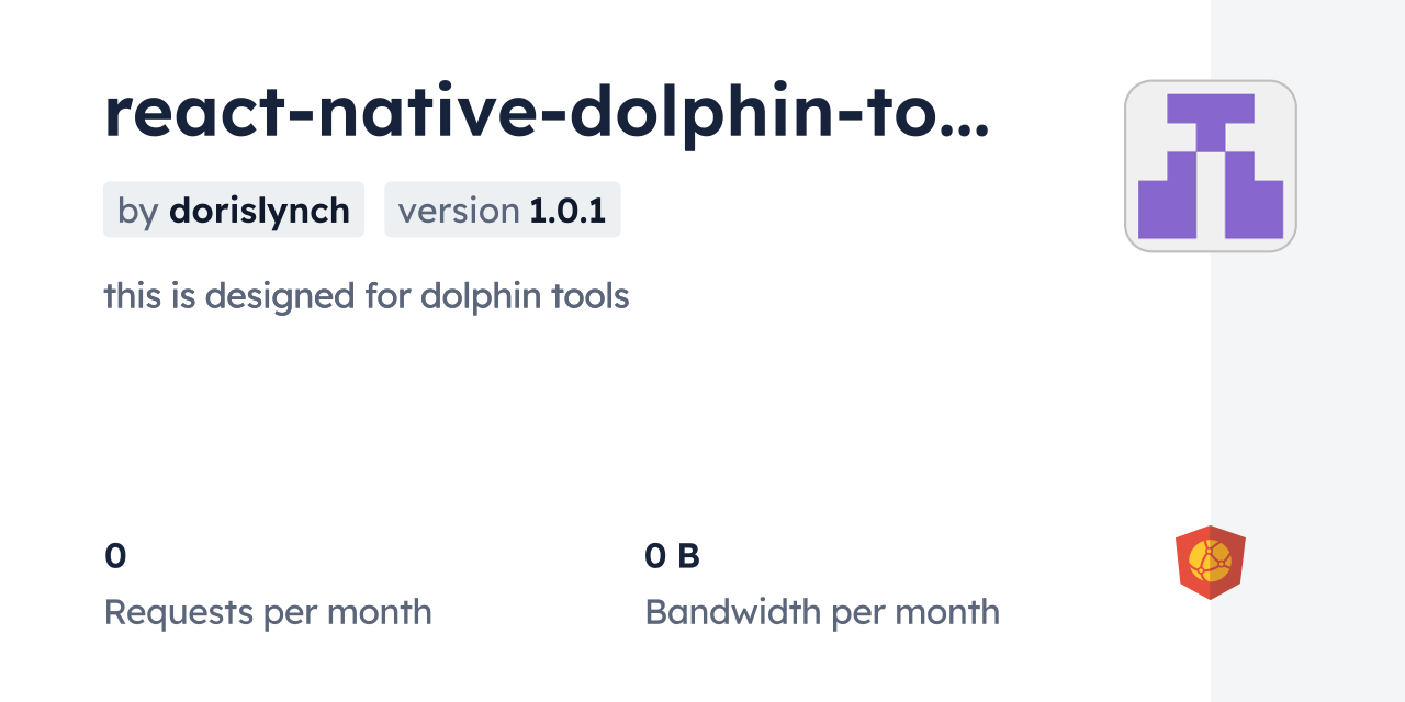 react-native-dolphin-tools CDN by jsDelivr - A CDN for npm and GitHub