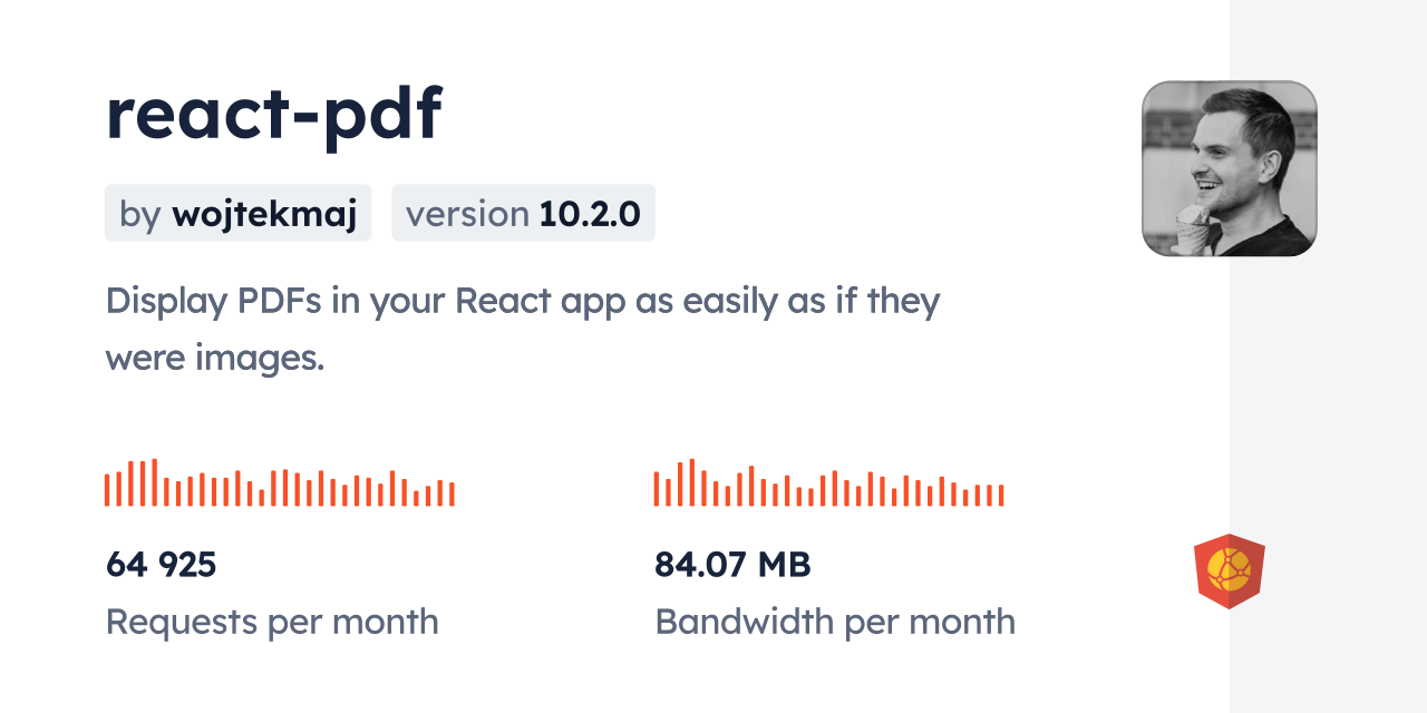 react-pdf CDN by jsDelivr - A CDN for npm and GitHub