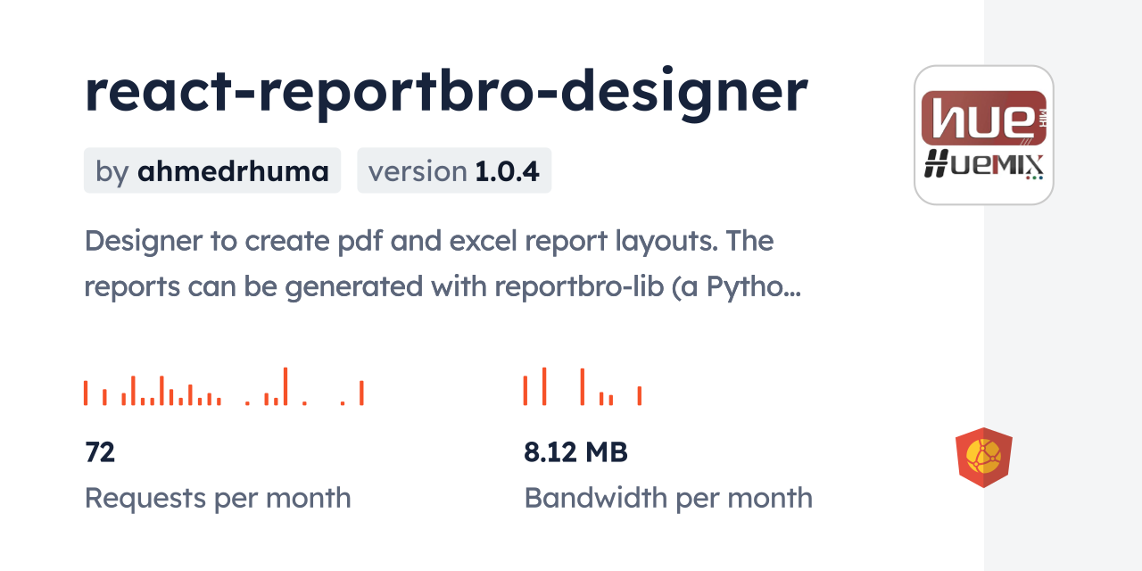 react-reportbro-designer CDN by jsDelivr - A CDN for npm and GitHub