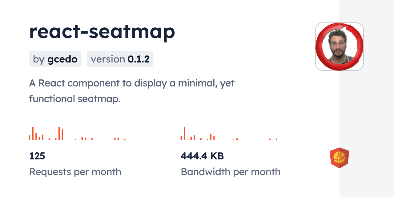 react-seatmap CDN by jsDelivr - A CDN for npm and GitHub