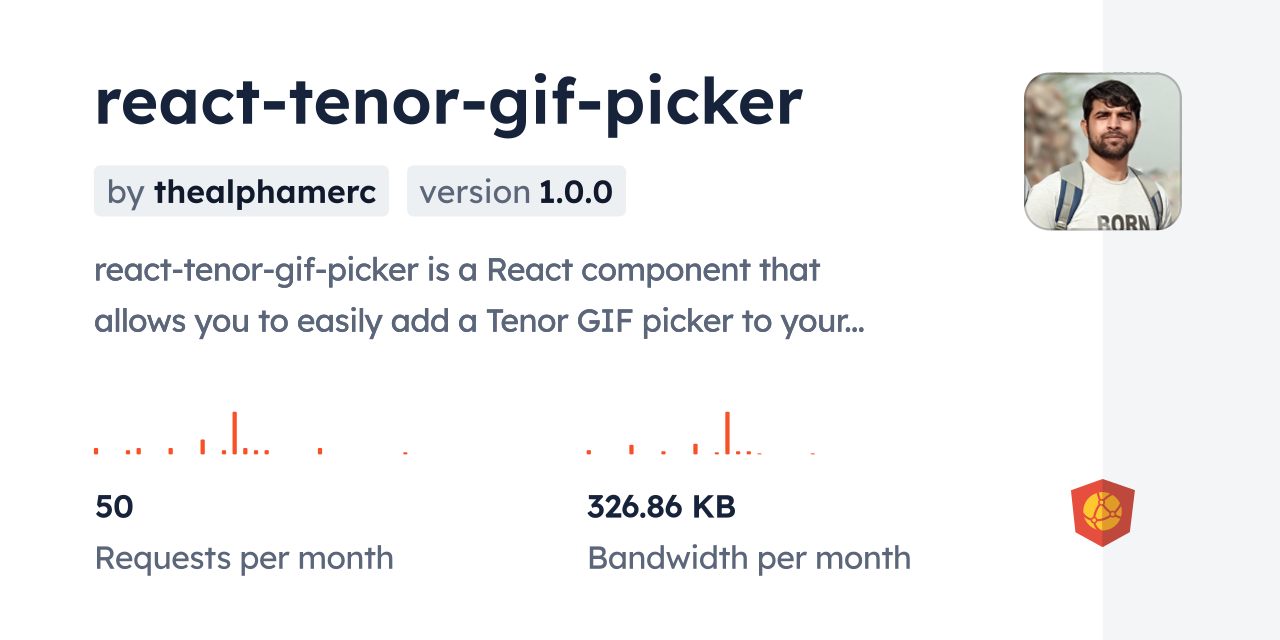 react-tenor-gif-picker CDN by jsDelivr - A CDN for npm and GitHub