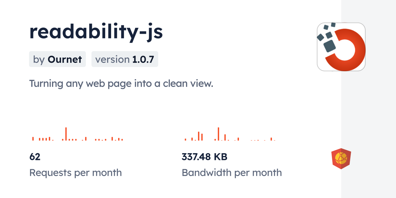 readability-js CDN by jsDelivr - A CDN for npm and GitHub