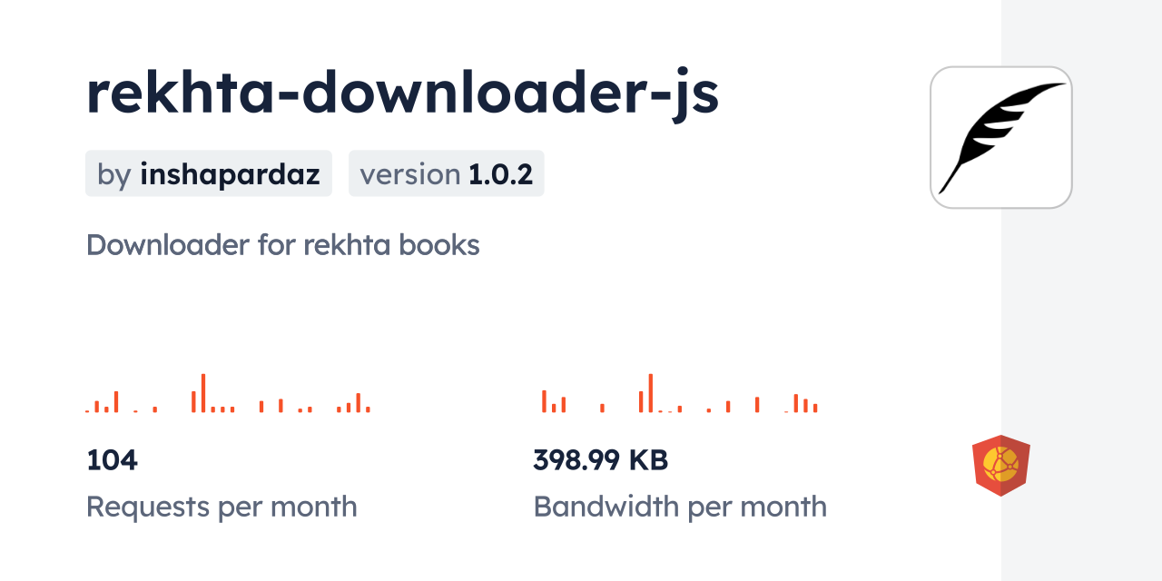 rekhta-downloader-js CDN by jsDelivr - A CDN for npm and GitHub