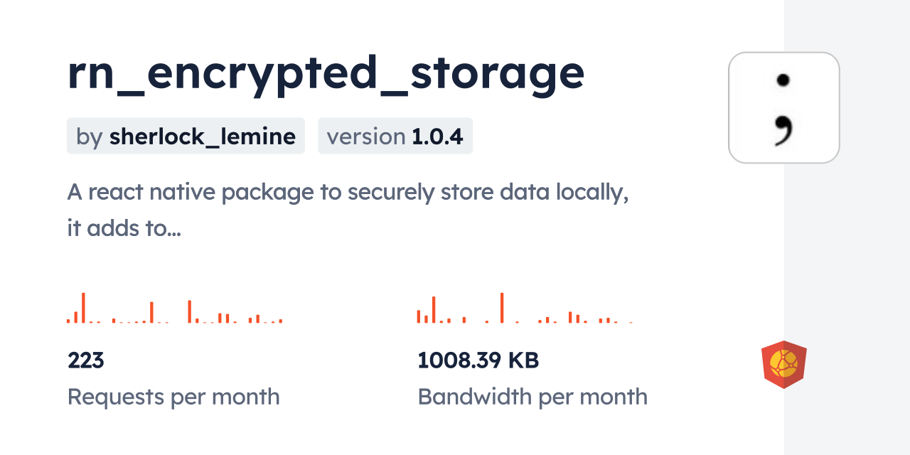 rn_encrypted_storage CDN by jsDelivr - A CDN for npm and GitHub