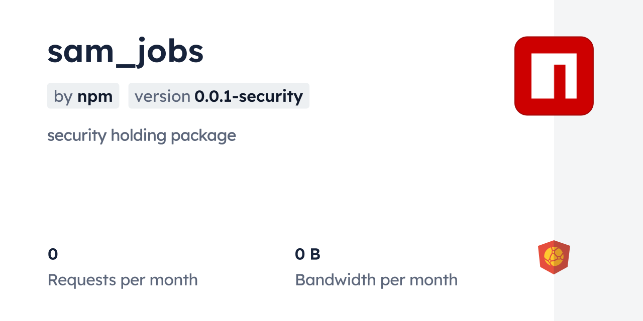 sam_jobs CDN by jsDelivr - A CDN for npm and GitHub